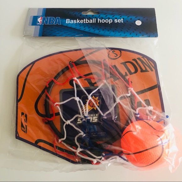 NBA | Other | Nba Basketball Mini Hoop Set Phoenix Suns | Poshmark